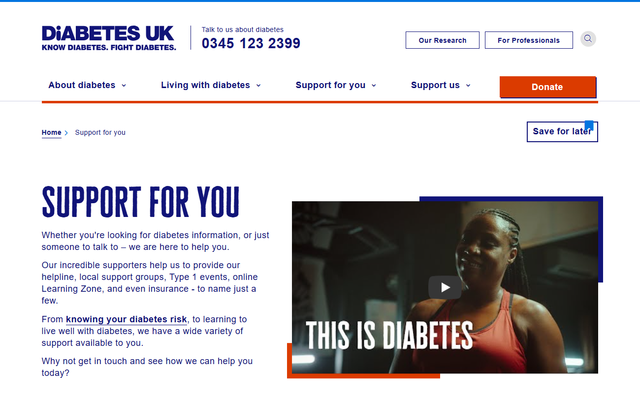 Diabetes UK - We Are MC2